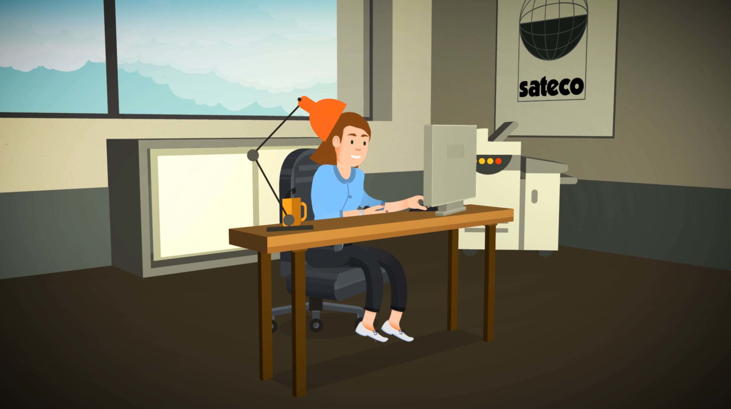 SATECO - GESTES ET POSTURES - Clip motion design - Buzz All Dream